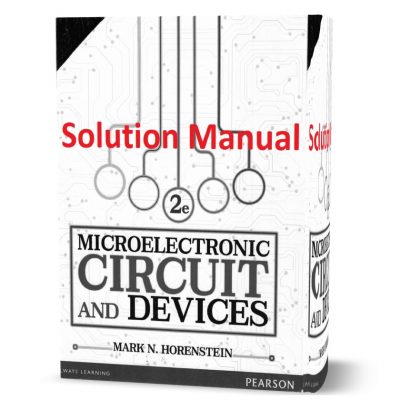 Microelectronic Circuits and Devices 2nd edition Solution Manual pdf
