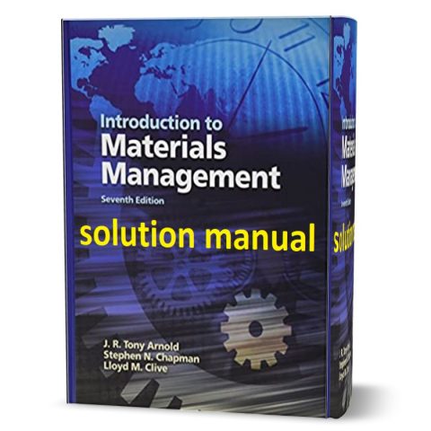 Introduction to materials management Arnold & Chapman 7th edition ...